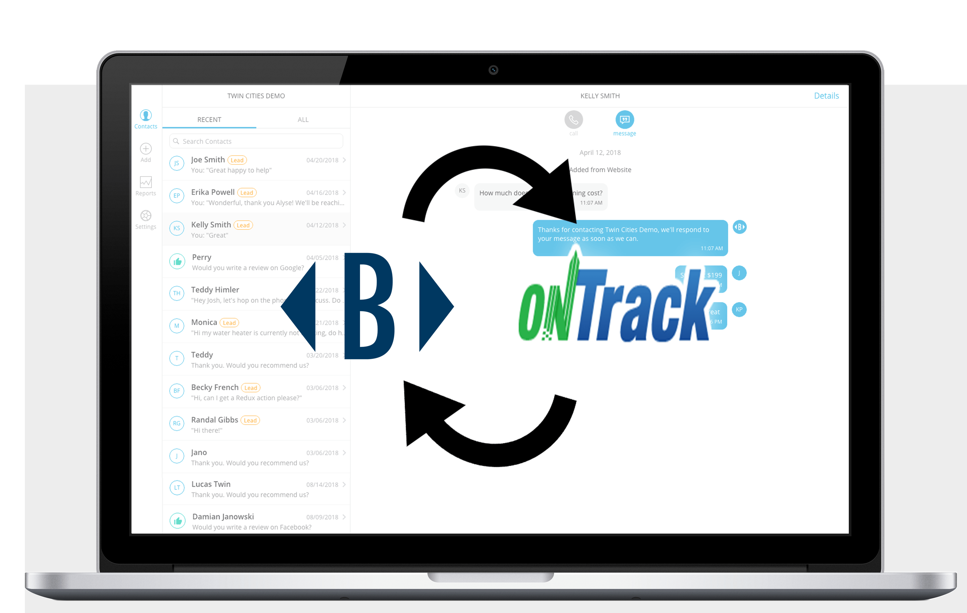 onTrack Integration | Broadly
